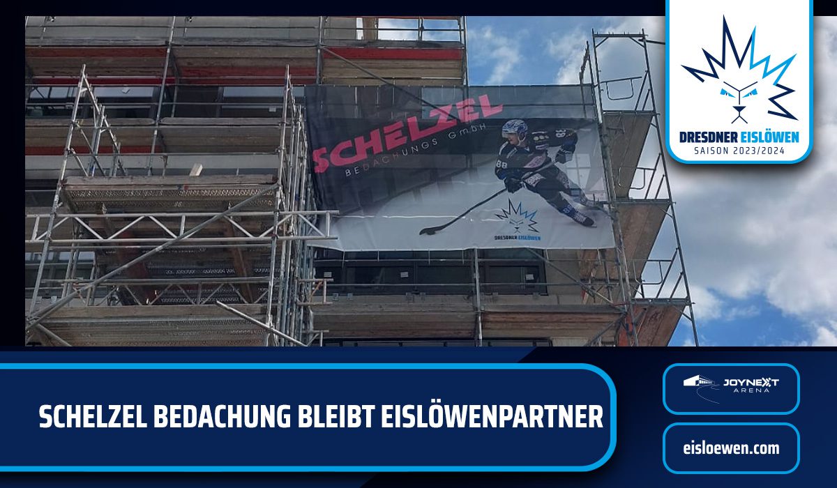 Schelzel Bedachung bleibt Eislöwenpartner | Dresdner Eislöwen