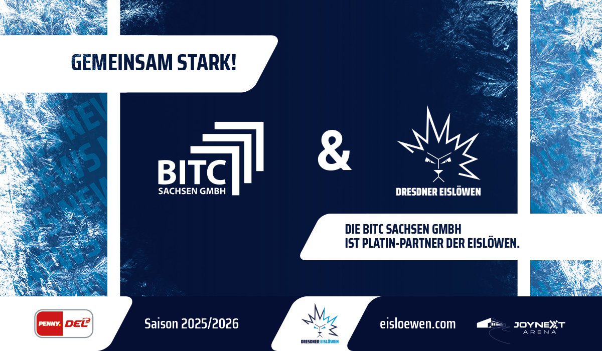 BITC erweitert Engagement und wird Platin-Partner | Dresdner Eislöwen